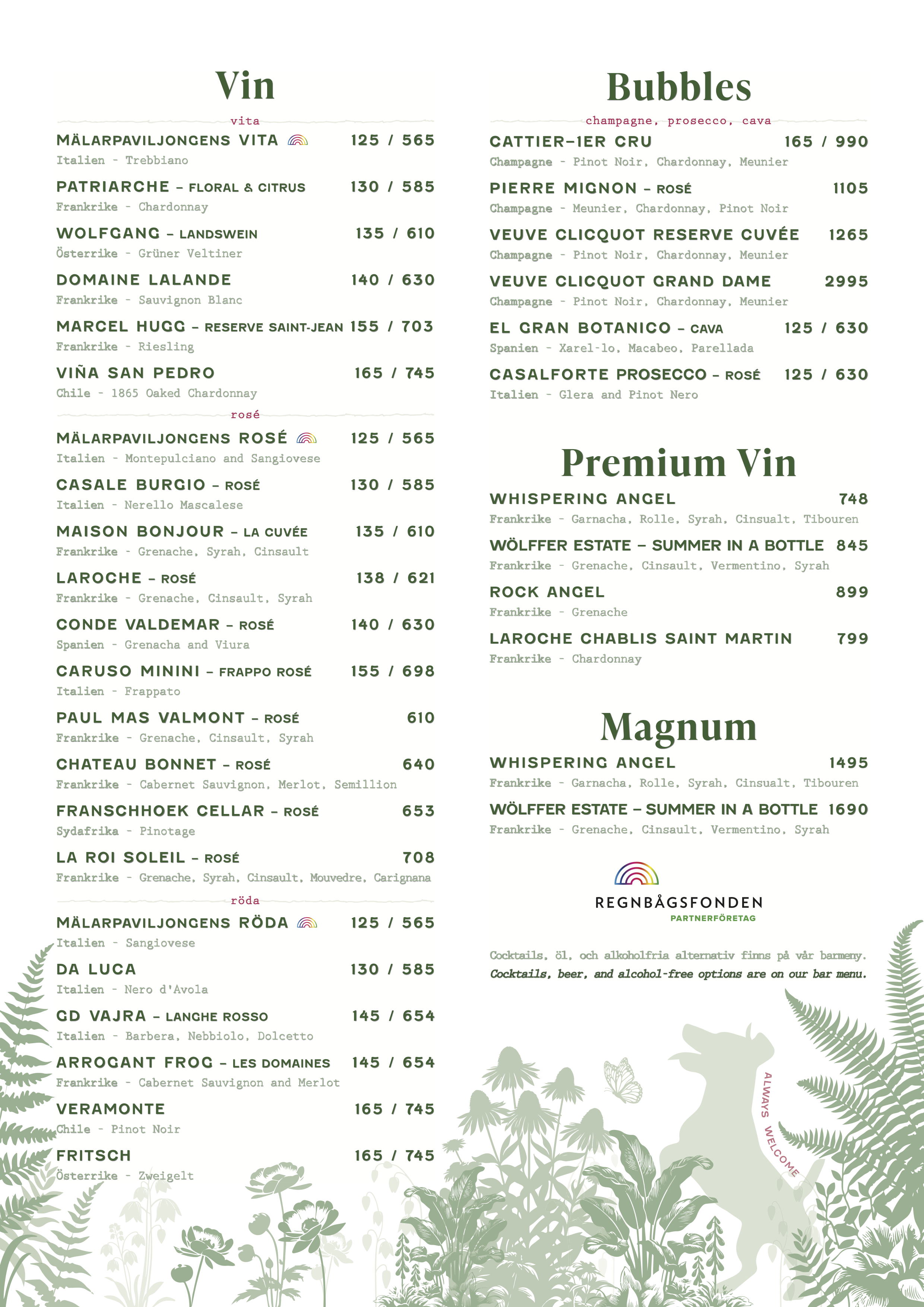 From the Ground Up: Renewed Menus for Mälarpaviljongen's Milestone — ZFMK Creative